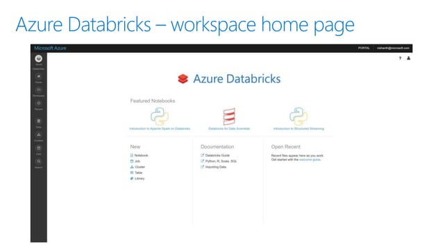 Azure Databricks - An Introduction (by Kris Bock) | PPT