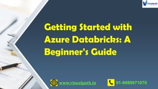 Azure Databricks Training | Azure Databricks Online Training | PPTX