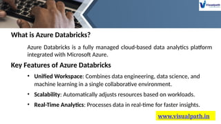 Azure Databricks Training | Azure Databricks Online Training | PPTX
