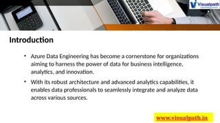 azure data engineer course | azure data engineering certification | PPT