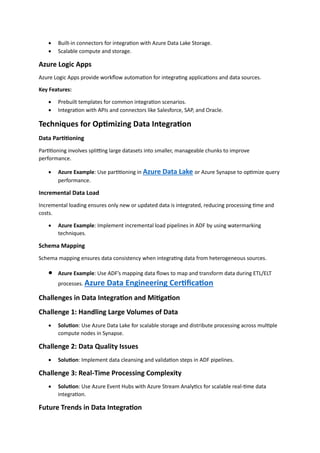 Azure Data Engineer Course | Azure Data Engineer Training In Hyderabad ...