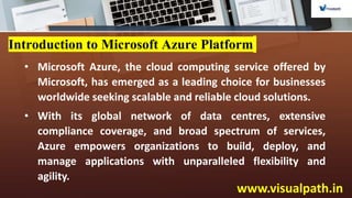 Azure Data Engineer Online Training Course - Azure Data Engineer ...