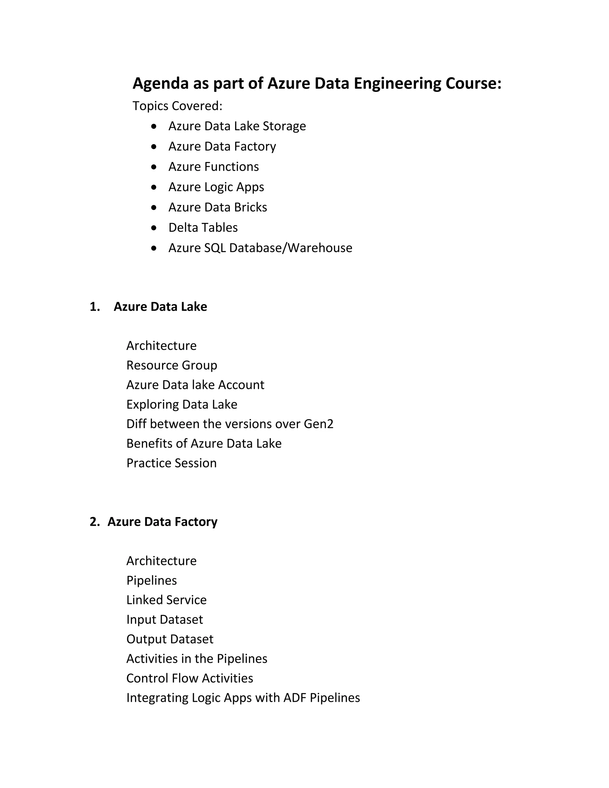 Azure Data Factory Training in Hyderabad | PDF