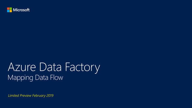 Azure Data Factory Data Flow | PPTX | Databases | Computer Software and Applications