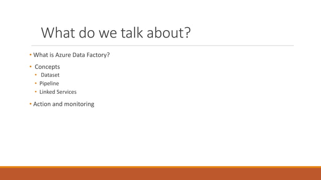Azure datafactory | PPTX