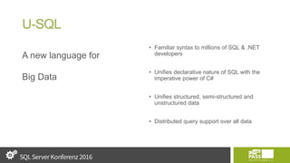 Azure data lake sql konf 2016 | PPT