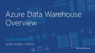 Microsoft Azure Data Warehouse Overview | PPTX