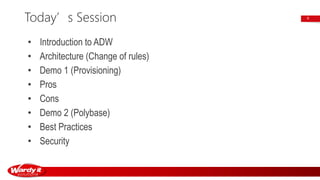 Azure SQL Data Warehouse for beginners | PPTX