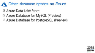Azure database as a service options | PPT
