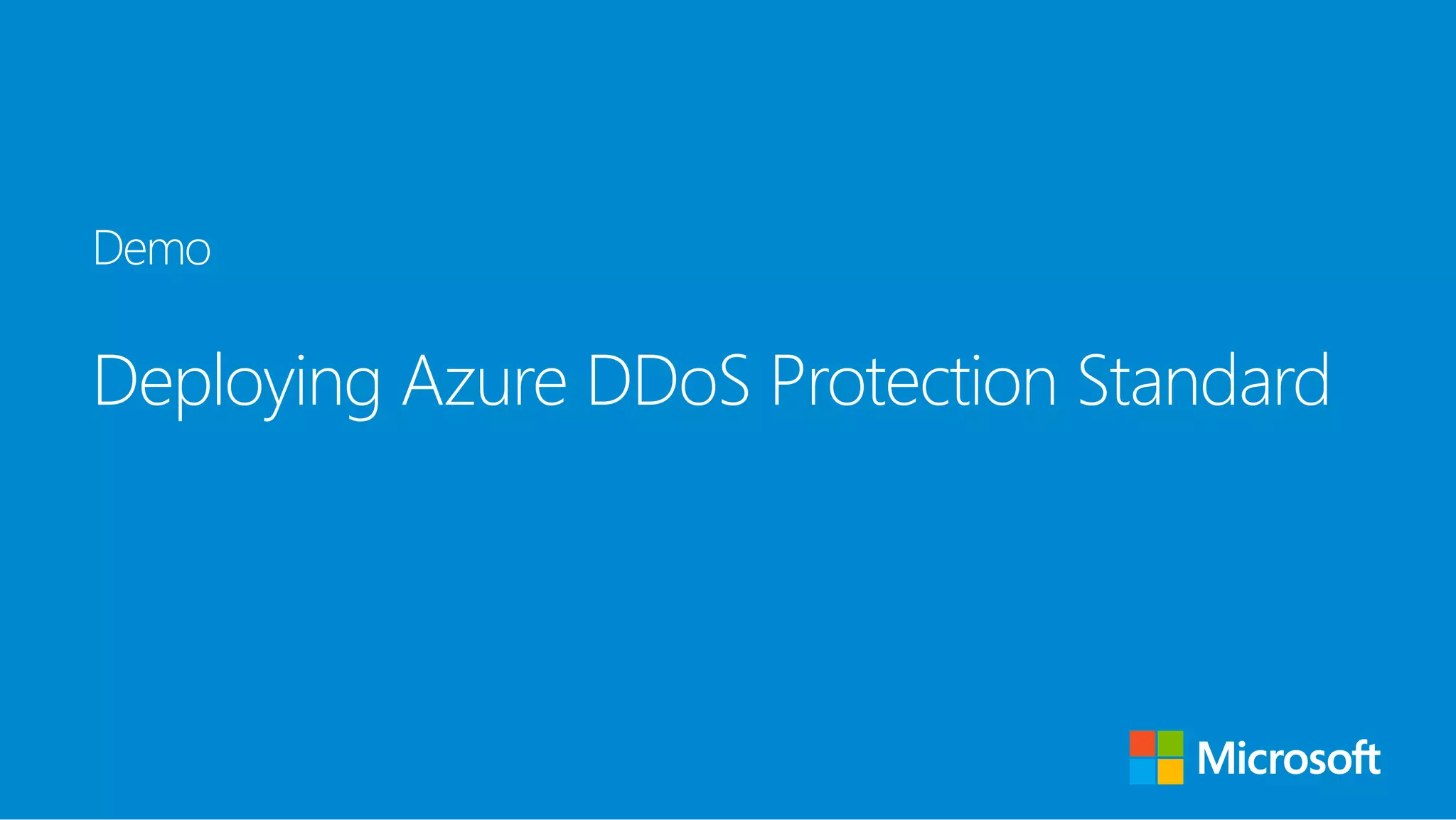 Azure Ddos Protection Standard Pdf Cloud Computing Internet
