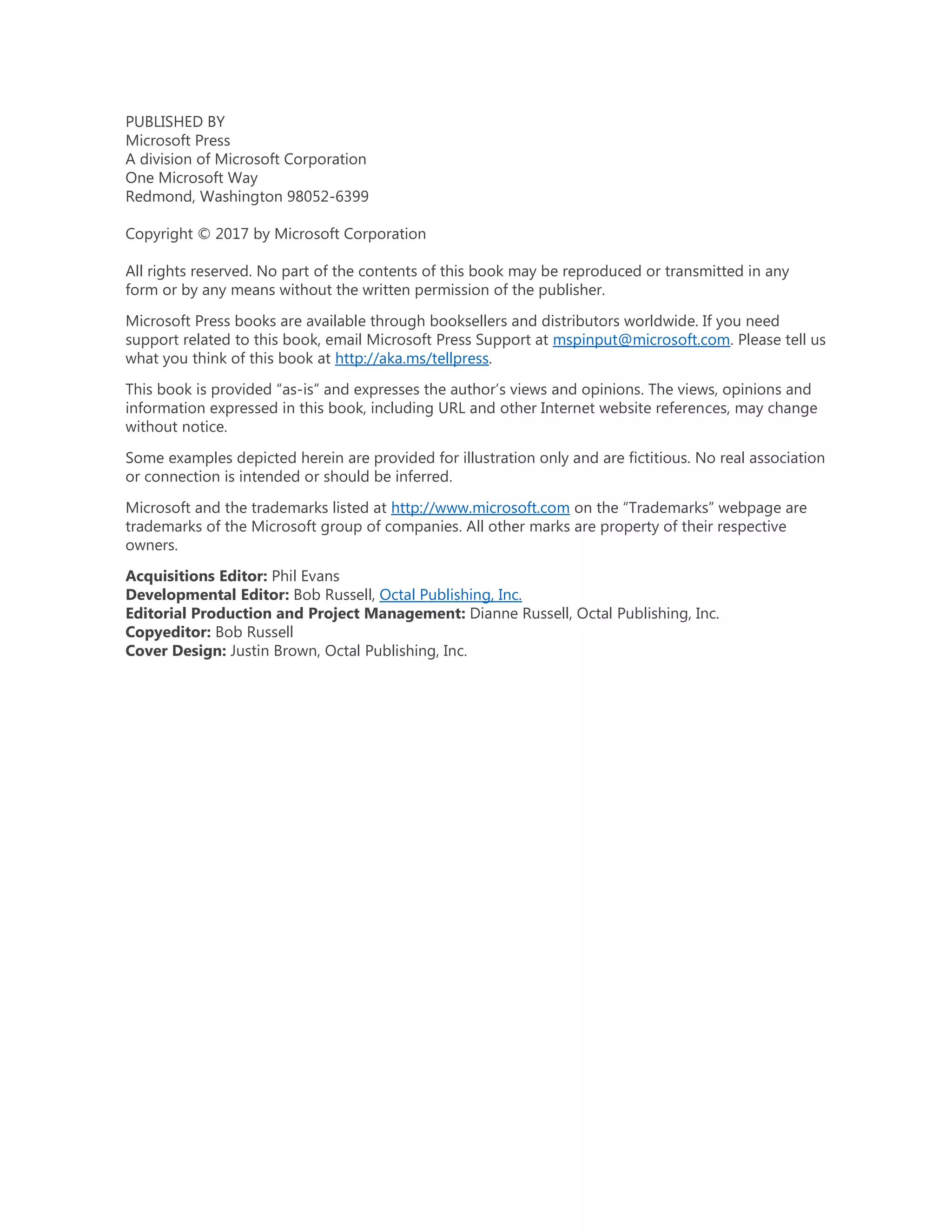 Microsoft - Azure Developer Guide - 2 Edition | PDF