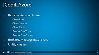 Azure development | PPTX