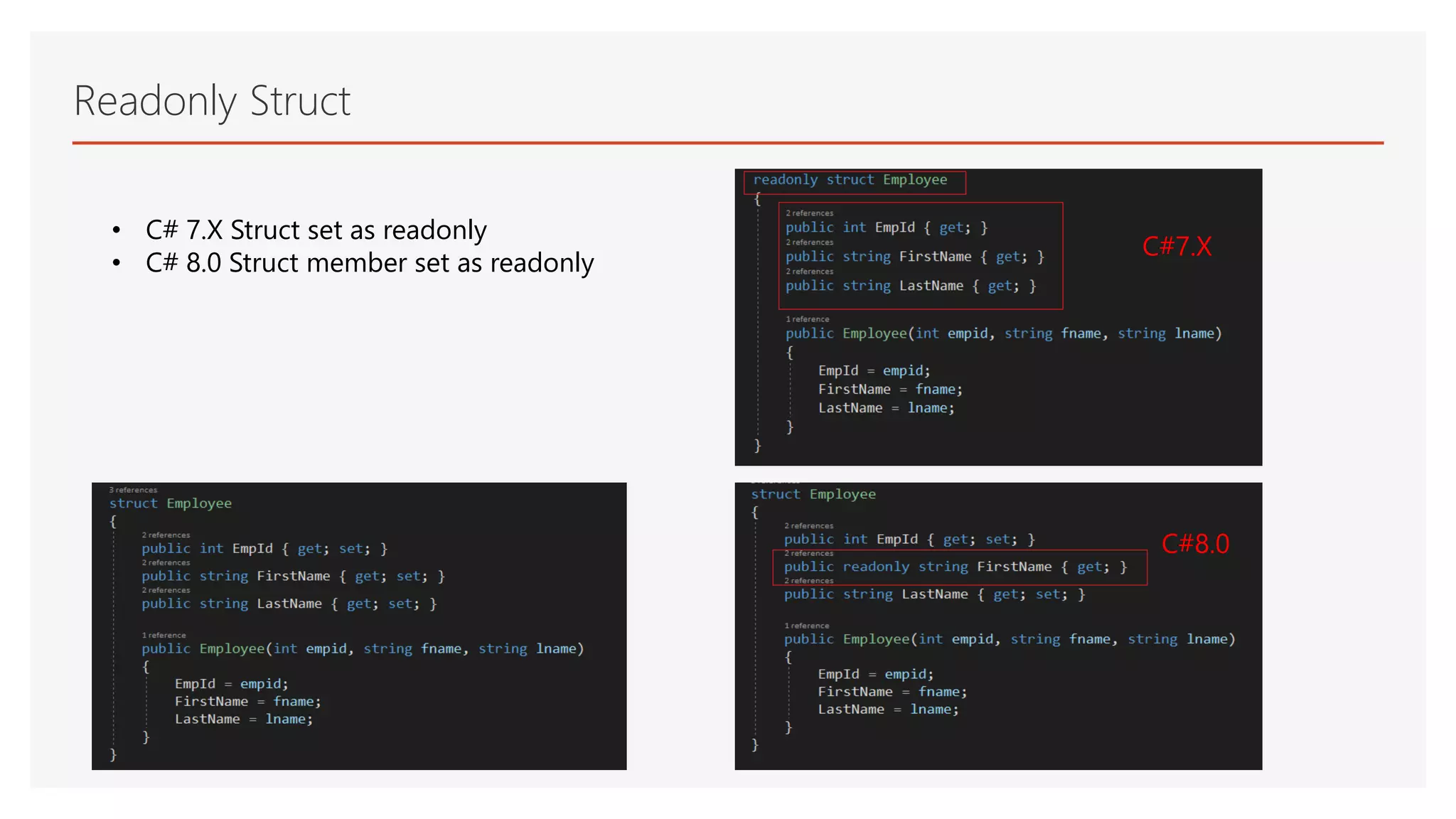 Deep Dive C# 8.0 | PPTX