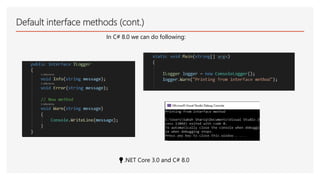 Deep Dive C# 8.0 | PPTX
