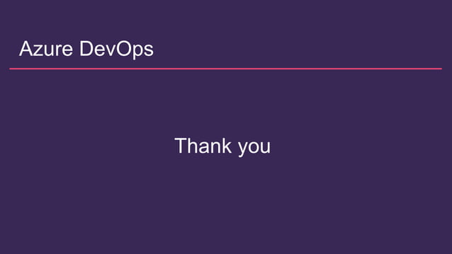 Azure DevOps | PPT | Free Download