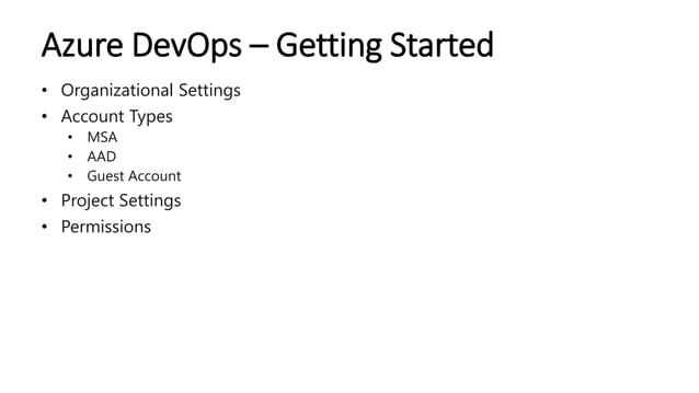 AzureDevOps | PPTX | Cloud Computing | Internet