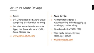 Intro to Azure DevOps | PPT