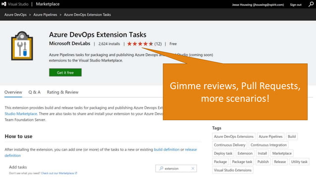 Azure DevOps Extension Tools | PPTX | Cloud Computing | Internet