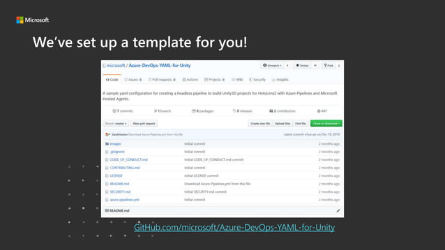 HoloLens Unity Build Pipelines on Azure DevOps | PPTX | Cloud Computing | Internet