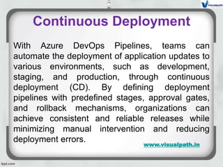 Azure DevOps Training In Hyderabad | Azure DevOps Online Training .ppt
