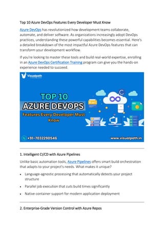 Azure DevOps Training Online | Azure DevOps Course | PDF