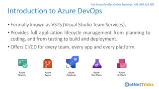 Azure DevOps Online Training and Certification | Azure DevOps Tutorial ...