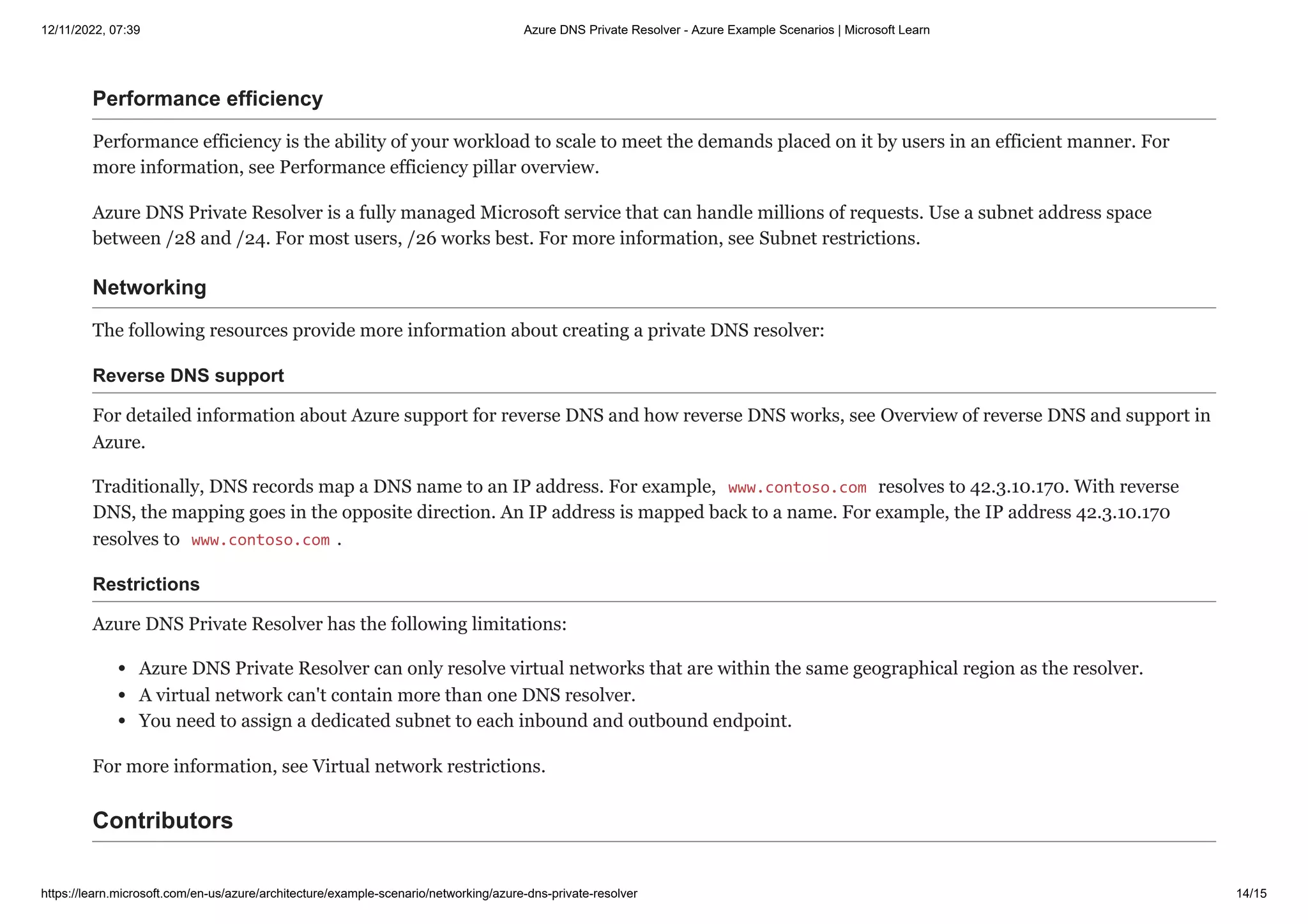 Azure Dns Private Resolver Azure Example Scenarios Microsoft Learn Pdf