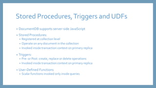 Azure DocumentDB | PPT