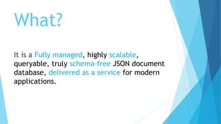 Azure document DB | PPT