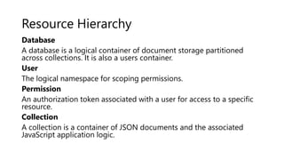 Azure document db/Cosmos DB | PPT
