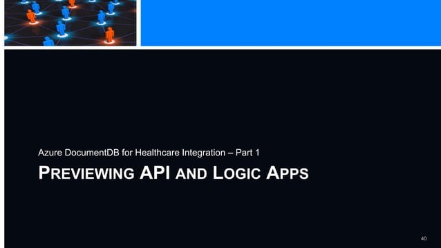 Azure Documentdb For Healthcare Integration Pptx Databases Computer Software And Applications