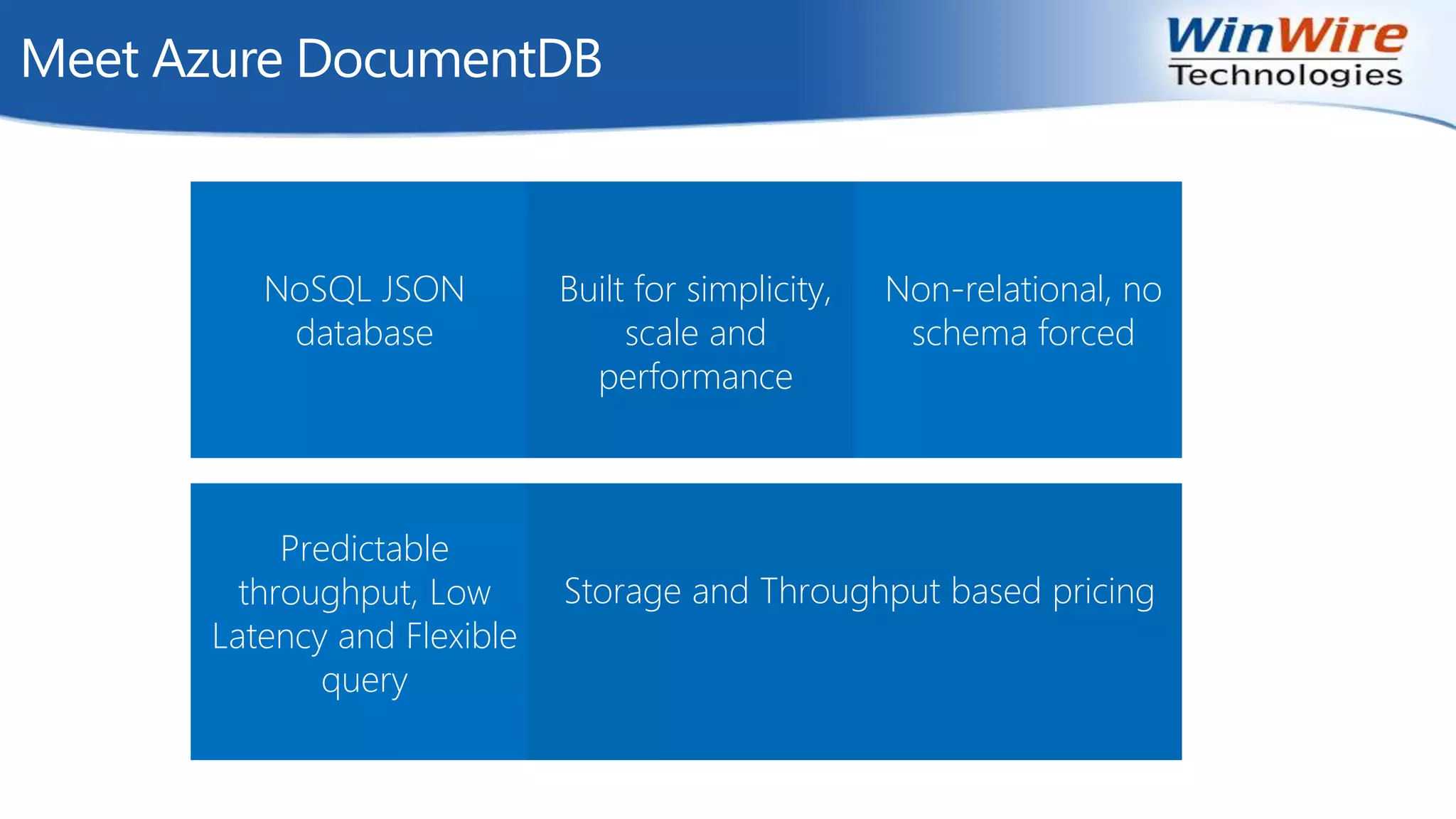 Developing Solutions with Azure DocumentDB | PPTX