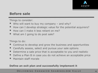 Azure Exit Readiness Review | PPTX