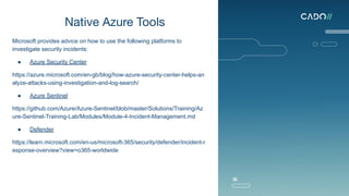 Azure Forensics & Incident Response | PDF