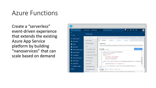 Azure functions | PPTX
