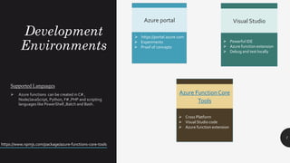 Azure functions | PPT