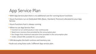 Azure Functions - Introduction | PPTX