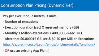 Azure Functions @ global azure day 2017 | PPTX