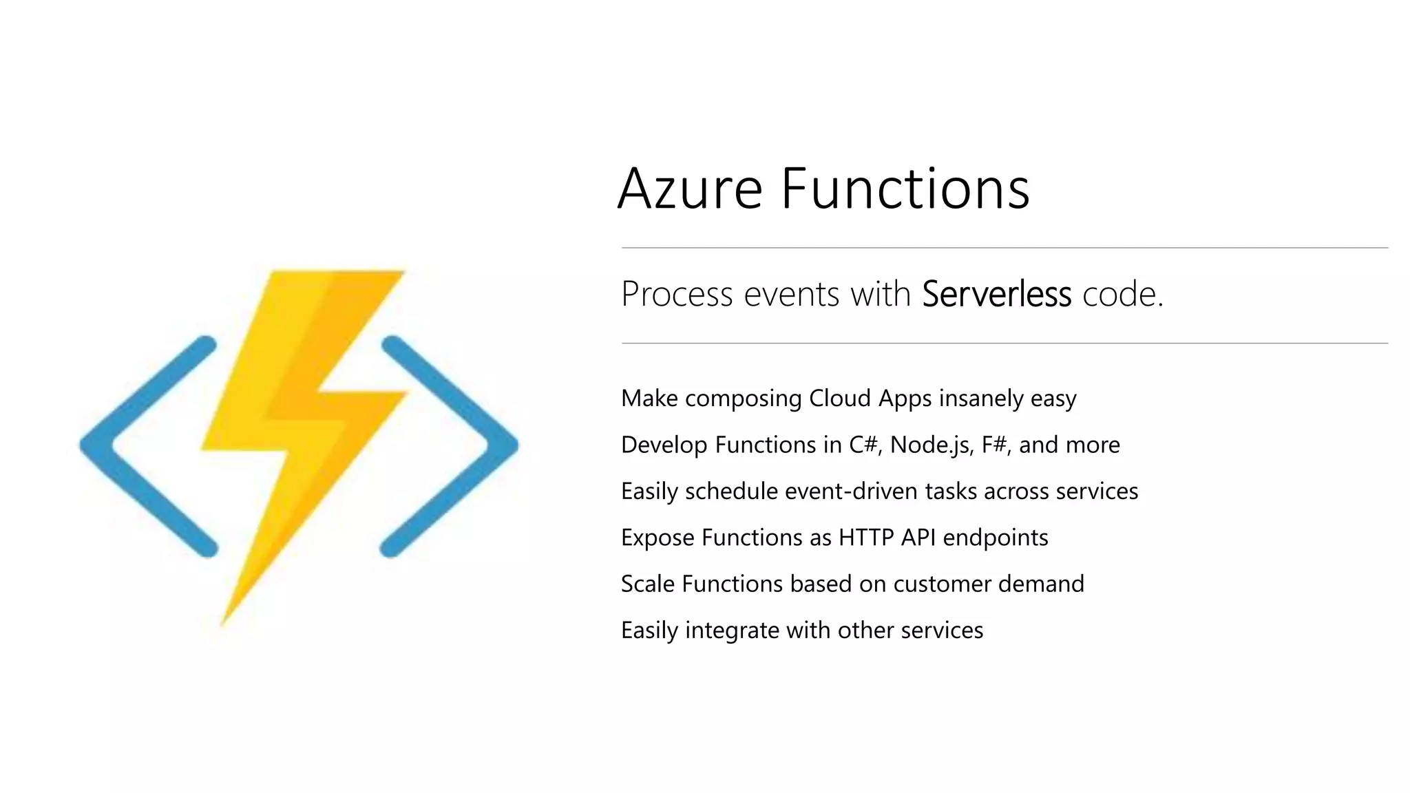 Serverless Computing with Azure Functions Best Practices | PPT Serverless Computing with Azure Functions Best Practices | PPT