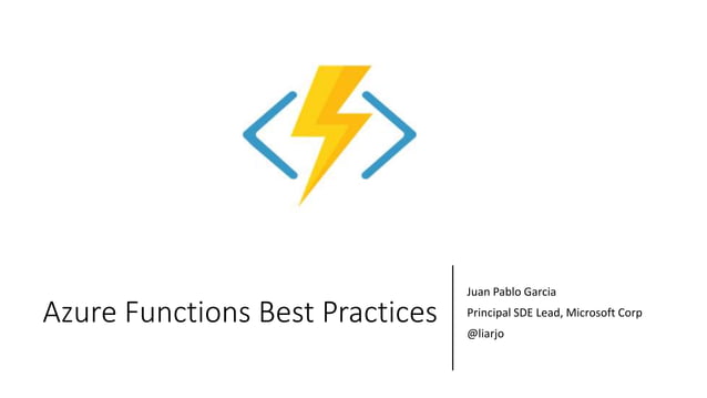 Serverless Computing with Azure Functions Best Practices | PPT Serverless Computing with Azure Functions Best Practices | PPT