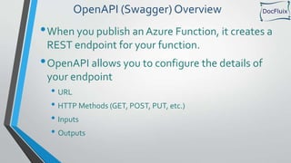 Developing Azure Functions as custom connectors for Flow and Nintex | PPTX | Cloud Computing ...