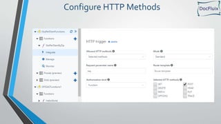Developing Azure Functions as custom connectors for Flow and Nintex | PPTX | Cloud Computing ...