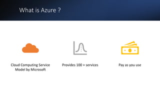 Azure fundamental -Introduction | PPTX