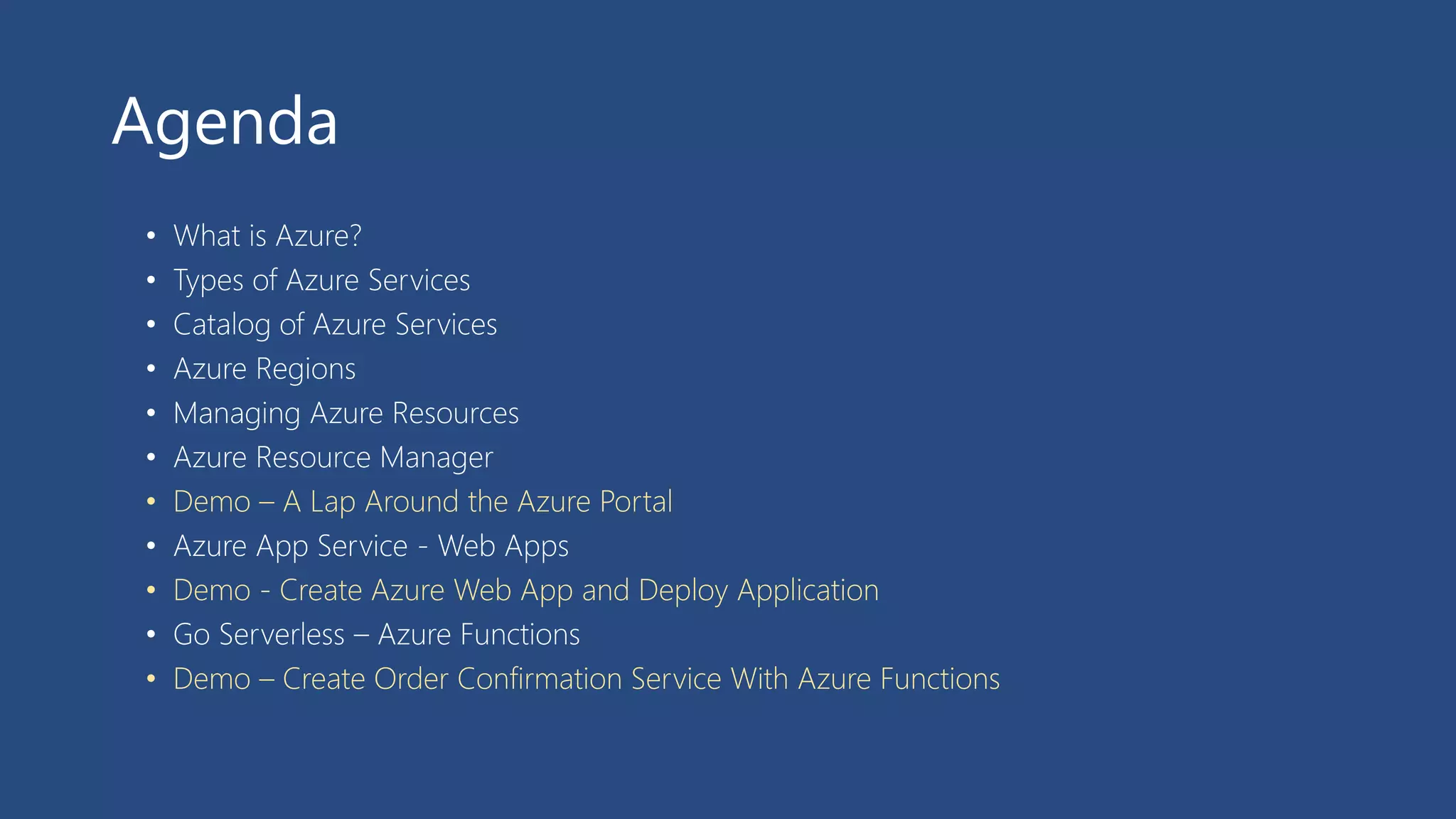 Introduction to Microsoft Azure | PPTX