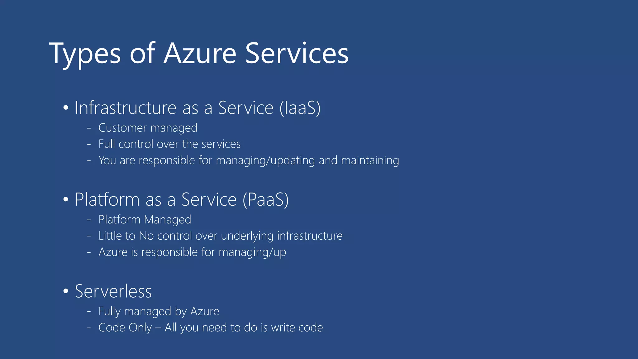 Introduction to Microsoft Azure | PPTX
