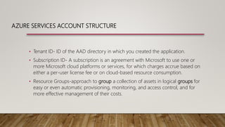 Microsoft Azure Cloud fundamentals | PPTX