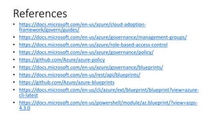 Azure governance | PPTX