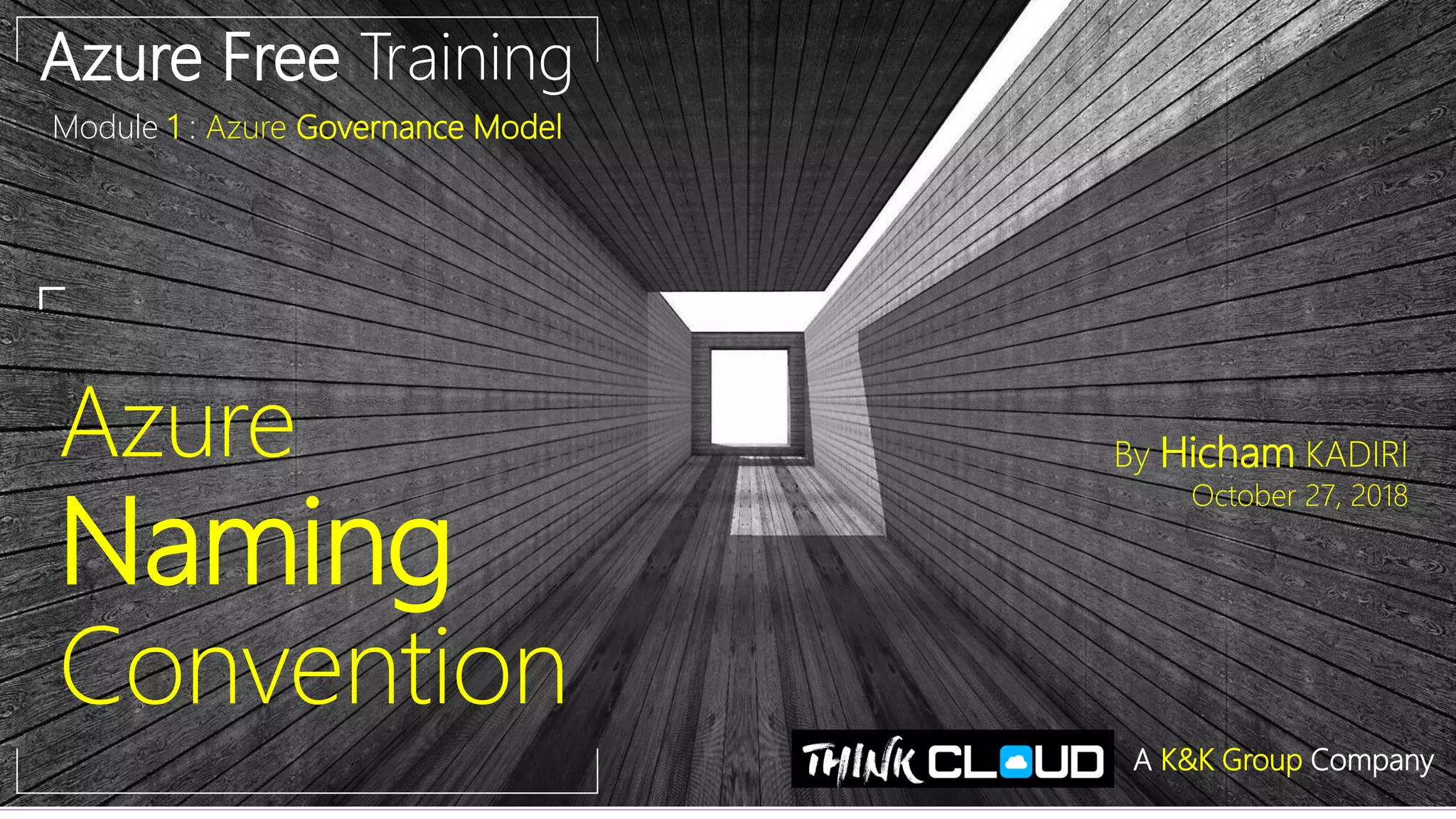 [azure Governance] Lesson 1 Azure Naming Convention Ppt