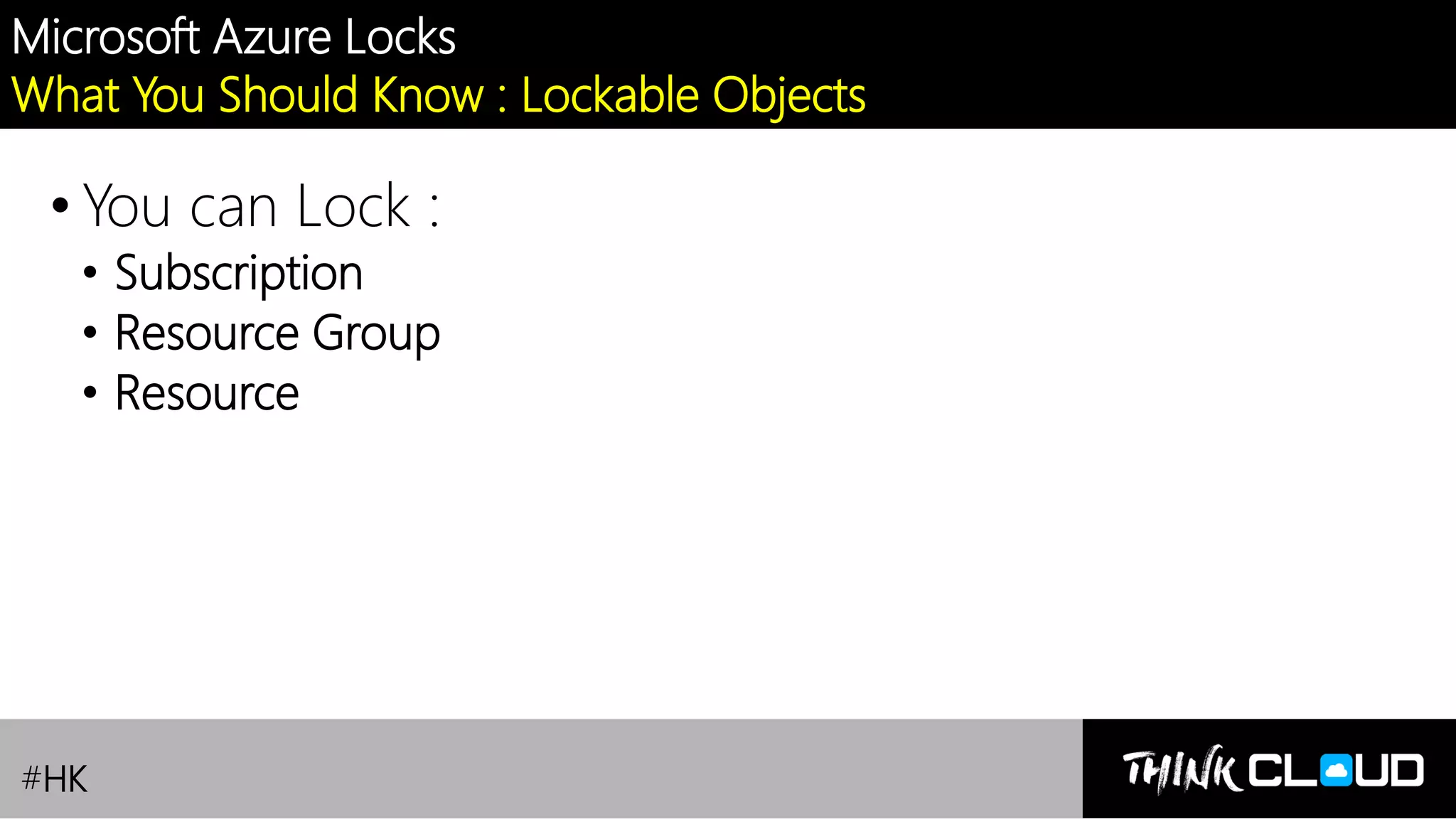 [Azure Governance] Lesson 2 : Azure Locks | PDF