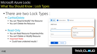 [Azure Governance] Lesson 2 : Azure Locks | PDF